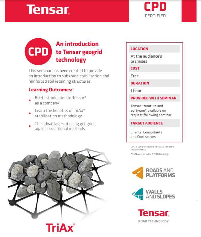 Introduction to Tensar Geogrid technology – JP Corry